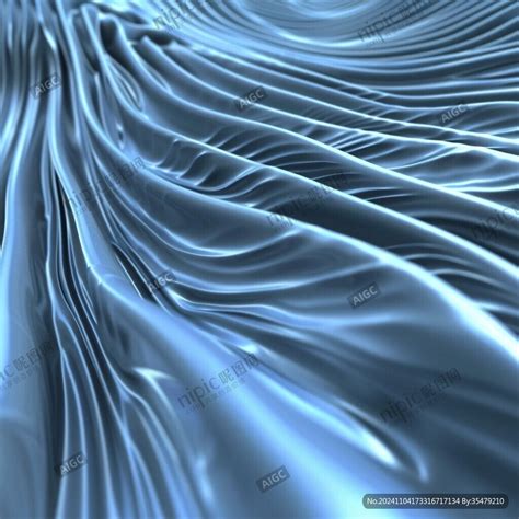 Ai创作图流线底纹 魔幻线条 流动的蓝色肌理 流动底纹背景 柔软波动 蓝色抽象意境 纯净唯美弯曲 律动线条 立体质感3d质感 冷色调动感线条 3d渲染丝绸 3d立体起伏波浪 绚丽时尚流体弯曲