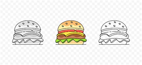 햄버거 햄버거 패스트 푸드 음식 식사 먹고 먹기 그래픽 디자인 샌드위치 간이 식당 요리법 케이터링 및 매점 벡터 디자인 및 일러스트레이션 출장요리에 대한 스톡 벡터 아트 및