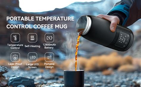Smart Temperature Control Heated Coffee Mug With 6 10h