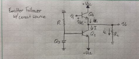 Solved Exercise 9 3 Consider The Emitter Follower In Fig
