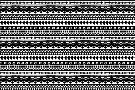 흑인과 백인 기하학적 배경입니다 민족 손으로 그려진된 패턴 디자인에 대한 스톡 벡터 아트 및 기타 이미지 디자인 멕시코 모양 Istock