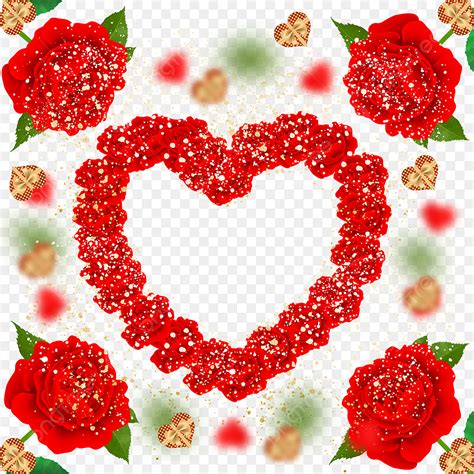장미 투명한 배경으로 발렌타인 데이 사랑 프레임 코너 디자인 2월 14일 사랑 프레임 Png 일러스트 및 벡터 에 대한 무료 다운로드 Pngtree