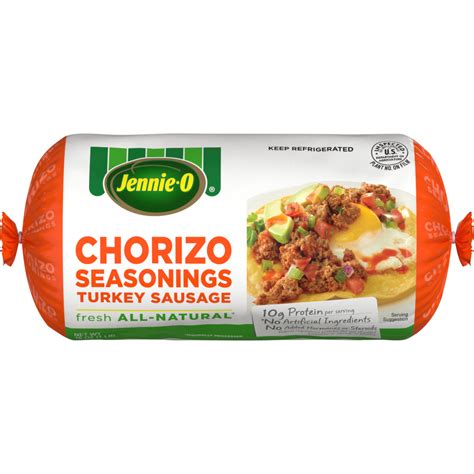Jennie O Chorizo Seasoned Ground Turkey Sausage Chub Fig App