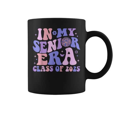 in my senior era class of 2025 groovy senior 2025 graduation t shirt
