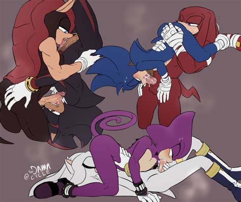 Toodamncycle Espio The Chameleon Knuckles The Echidna Mighty The Armadillo Shadow The