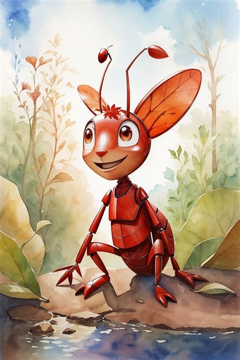 Premium Ai Image A Poster For A Cartoon Character Called A Bug