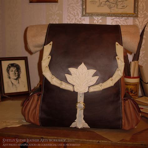 Leather Hobbits Backpack Inspired Bilbo Baggins Lotr Inspire Uplift