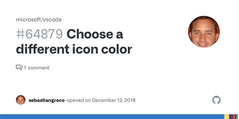 Choose A Different Icon Color Issue Microsoft Vscode GitHub