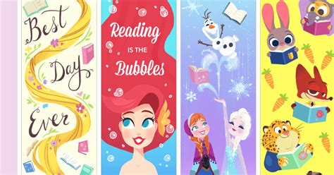 Printable Disney Bookmarks Printable Templates