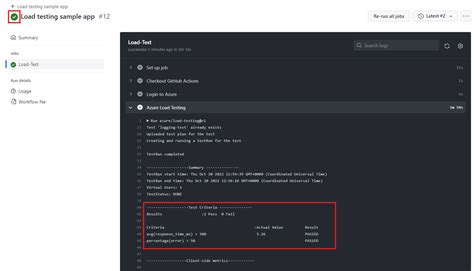 Menentukan Kriteria Kegagalan Pengujian Beban Azure Load Testing