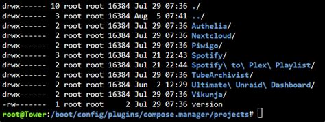 Plugin Docker Compose Manager Plugin Support Unraid
