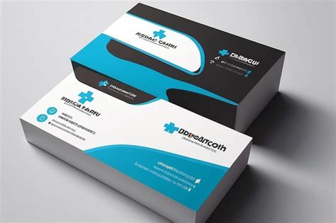 Modelo De Cartão De Visita Médico Profissional Ou Desenho De Identidade Corporativa De Cartões