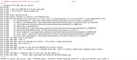 Bug Docker运行出现问题 · Issue 843 · Flipped Auroragin Vue Admin · Github