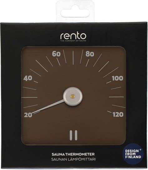 Rento Aluminium Sauna Thermometer | lyko.com