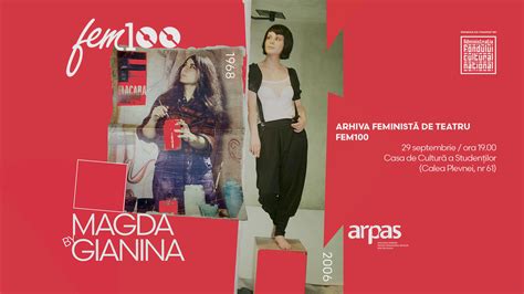 Magda By Gianina Lectură Performativă De și Cu Gianina Cărbunariu