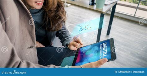 Digital Transformation Concept Of Digitization Of Business Processes And Modern Technology