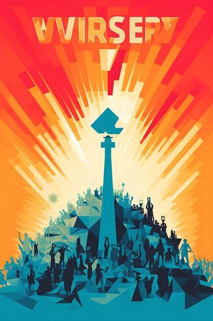 Premium Ai Image Revolution Propaganda Posters Feature Bold Impactful