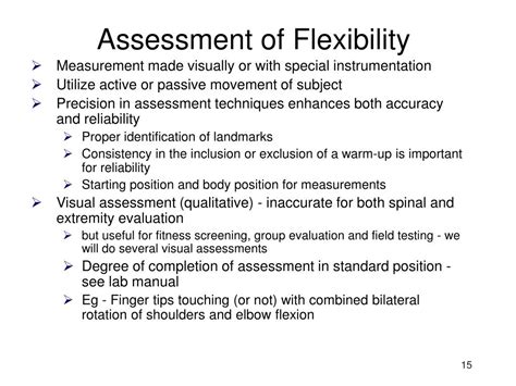 Ppt Flexibility Testing And Training Powerpoint Presentation Free