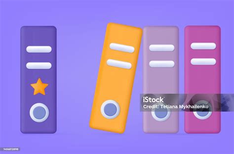 아카이브 데이터 폴더 사무실 3d 별 서류 문서 저장 개념이있는 세 개의 파일 보존 종이 보고서 보관 비즈니스 재무 데이터 및 회계를위한 현대적인 스택 벡터 3가지 개체에