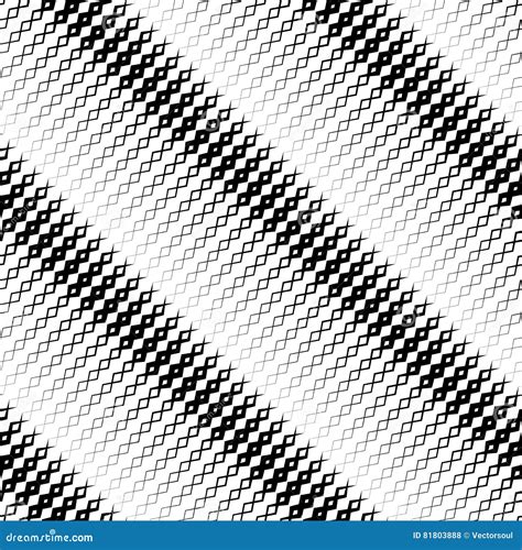 Seamlessly Repeatable Geometric Pattern Abstract Monochrome Ba Stock Vector Illustration Of