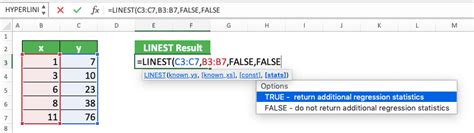 How To Use Linest Formula In Excel Function Example And Writing Steps Compute Expert