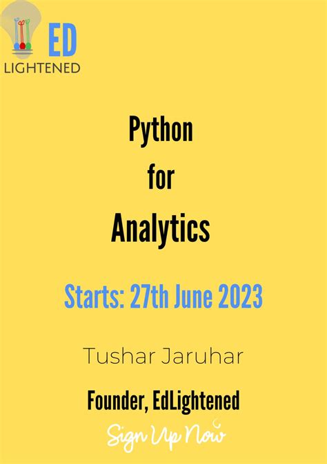 Edlightened On Linkedin Python For Analytics Is Designed To Enable