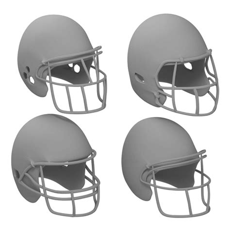 3d File Set Of Football Helmets 🏈 ・3d Printable Model To Download・cults