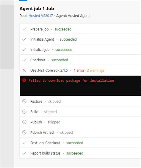 How Do I Ensure Correct DotNet Core Gets Included In The Build