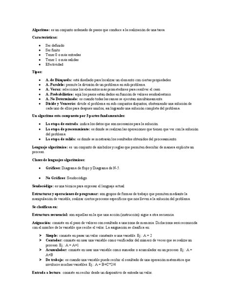 algoritmo descargar gratis pdf algoritmos lenguaje de programación