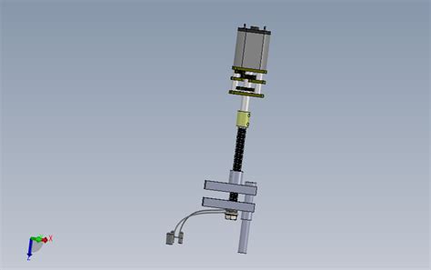 丝杠传动 Solidworks 2018 模型图纸下载 懒石网