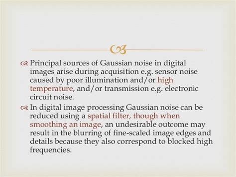 Gaussian Noise