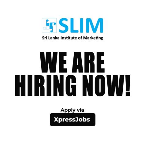 xpressjobs on linkedin jobs at sri lanka institute of marketing