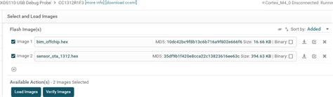 Cc1312r Sensoroadoffchipsecure Cannot Run After Powering Off And