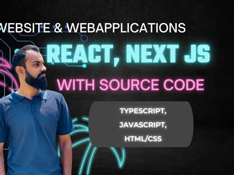 A Responsive Website Or Web Application In Html Javascript React Or