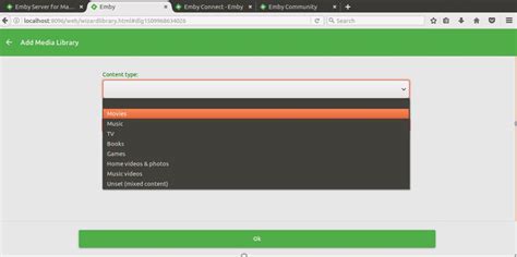 how to install and setup emby media server on ubuntu linux