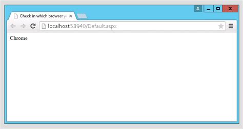 Determine Which Browser Your Application Is Running In Sibeesh Passion