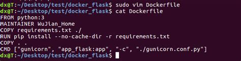 完整python使用docker打包部署flask项目（flaskgunicorngevent）python打dock File