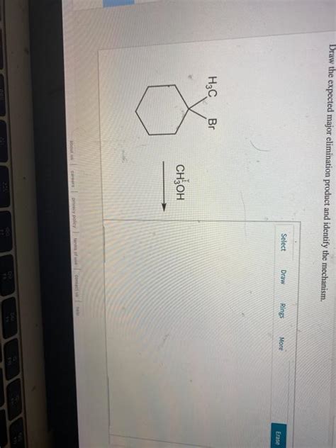 Solved Draw the expected major elimination product and | Chegg.com