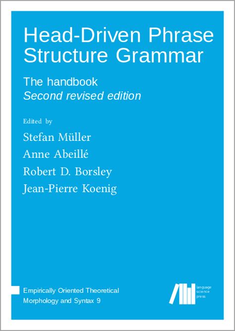 Head Driven Phrase Structure Grammar The Handbook Second Revised