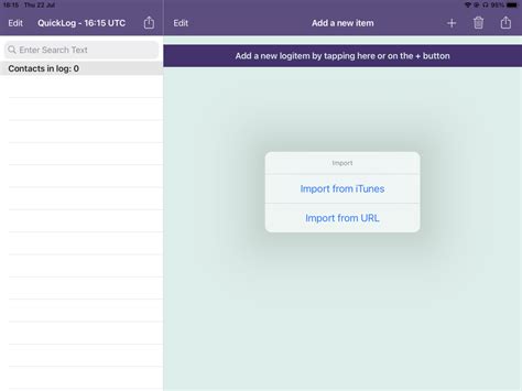 Importing Adif Files In HAM QuickLog Using A Mircules