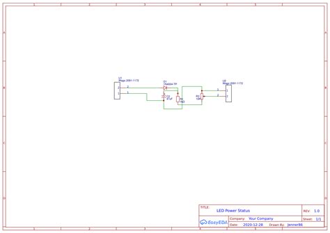 LED Power Status EasyEDA Open Source Hardware Lab