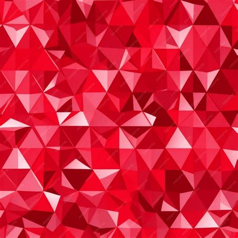 Premium Photo Vector Red Triangle Pattern Background