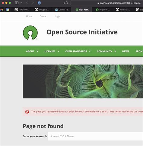 Xpkgsite Bsd 4 Clause Link Is Broken · Issue 54540 · Golanggo · Github