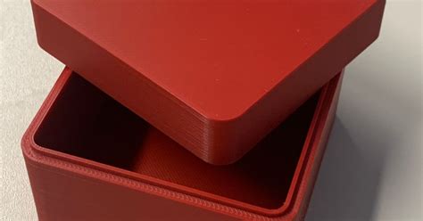 Minimalistic Parametric Box Freecad By Tkhauser Download Free Stl