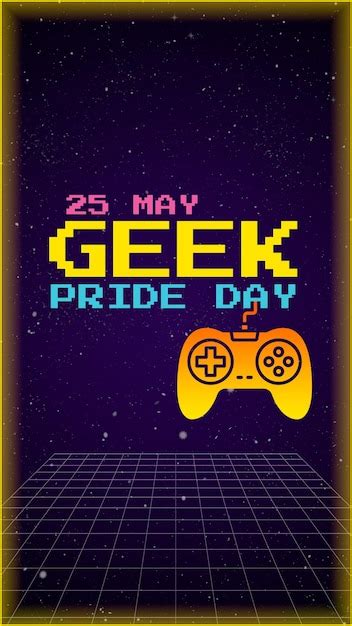 Premium Psd Geek Pride Day Post For Stories