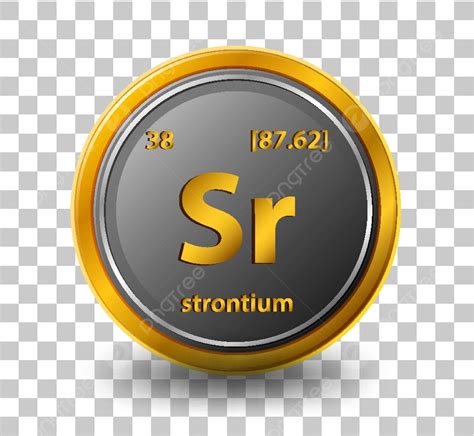 Strontium A Chemical Element With Its Symbol Atomic Number And Atomic