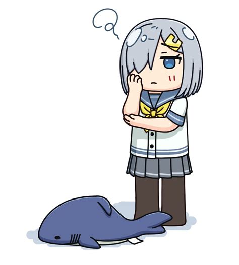 Hama 3toshinhmkz Hamakaze Kancolle Kantai Collection Commentary Request 1girl Black