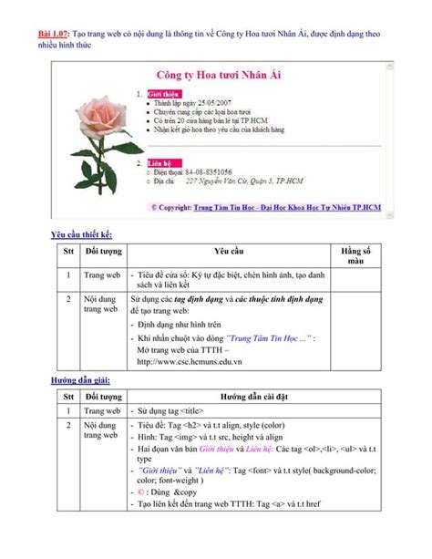Bài Tập Htmlcss Pdf