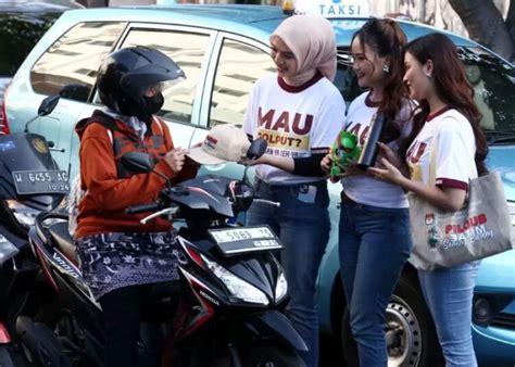 Tekan Golput Kpu Jatim Ajak 3 Model Cantik Sosialisasi Pilkada Di