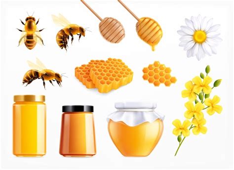 Premium Vector Icons Apiaries And Bee Vector